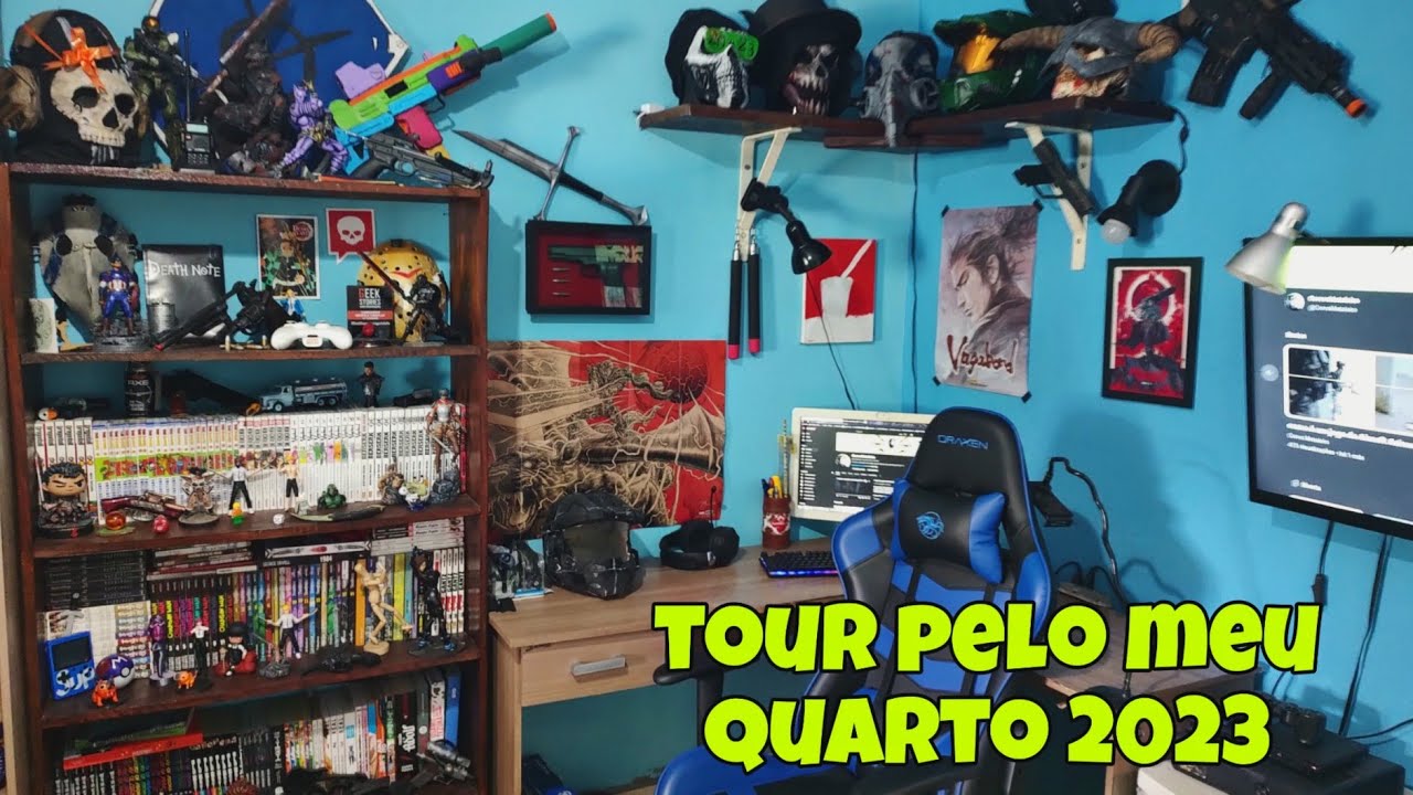 Mostrandoi Meu Quarto Gamer em 2023 - YouTube