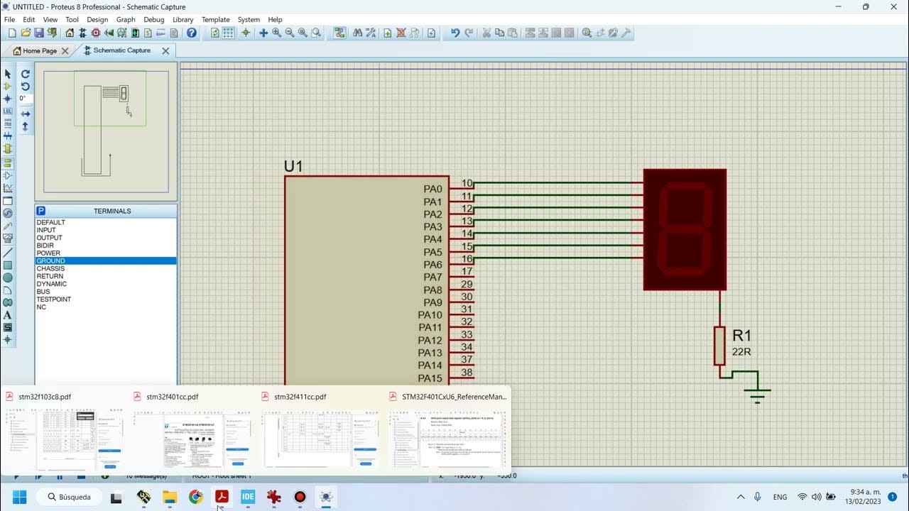 CURSO STM32 CLASE 16, DISPLAY 7 SEGMENTOS BASICO. - YouTube