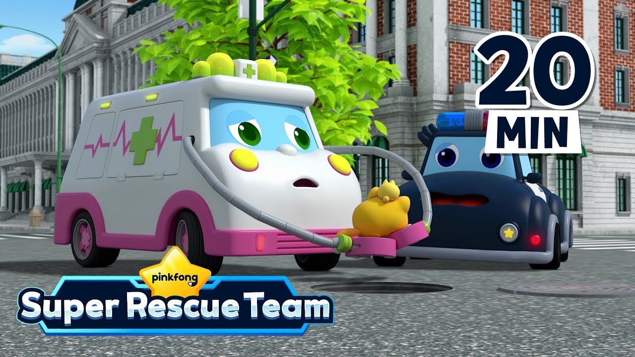 Wee-woo! Super-Duper Ambulance 🚑｜Fun Car Cartoon｜Pinkfong Super Rescue ...