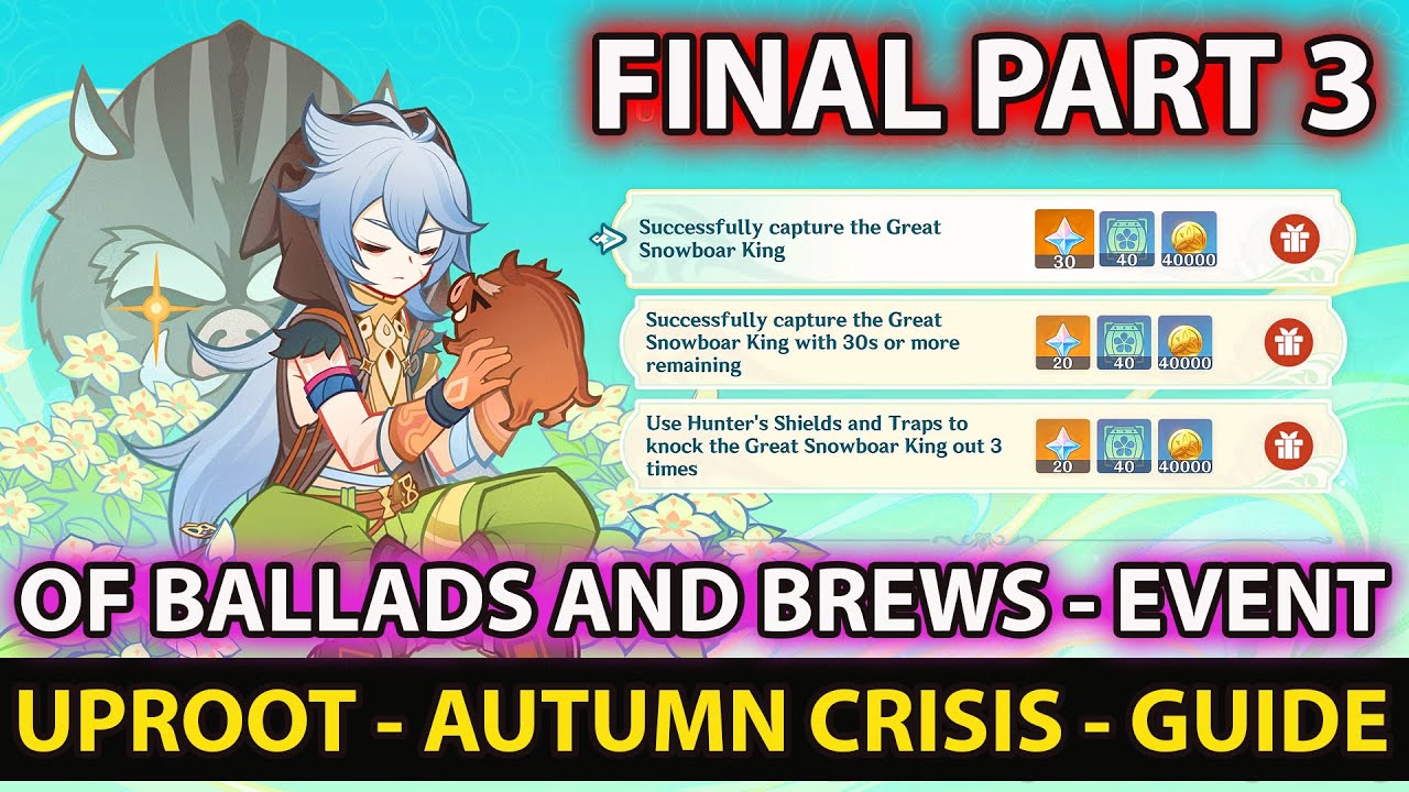 Uproot - Autumn Crisis Act 3 Guide - Of Ballads and Brews Event - Genshin Impact - YouTube