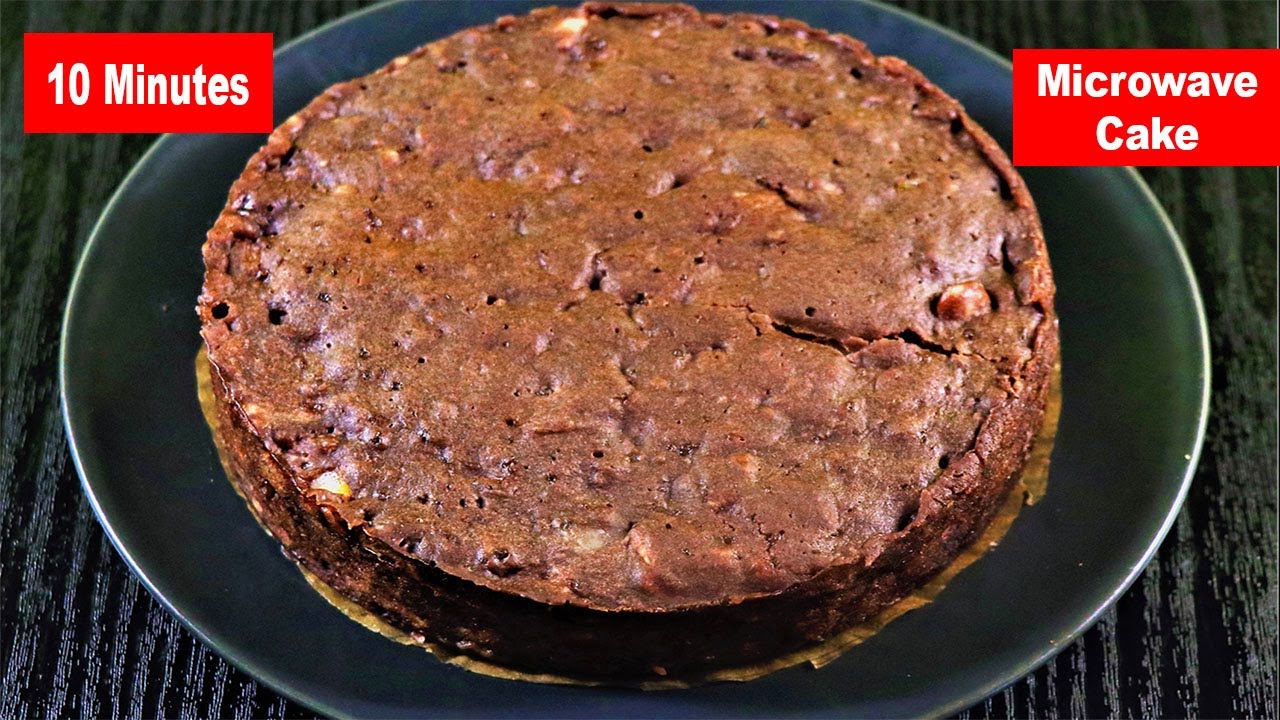 Microwave Chocolate Fruit Cake - YouTube