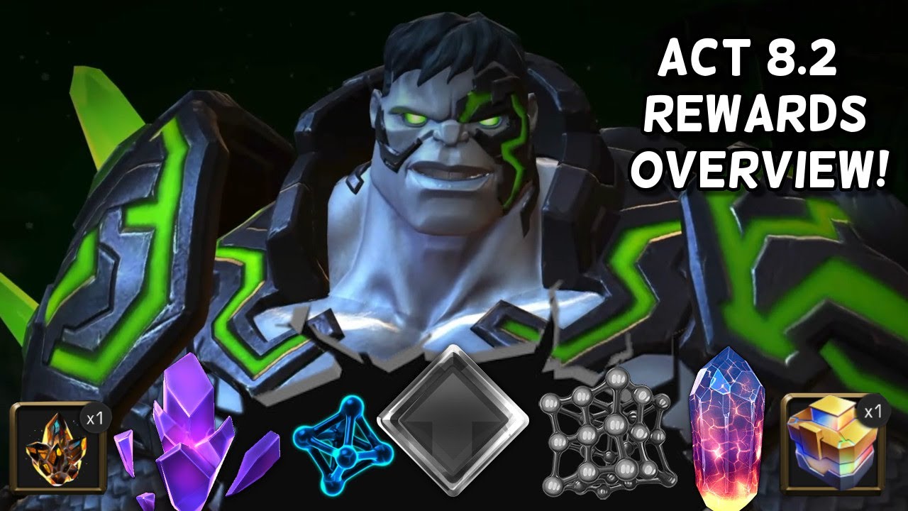 Act 8.2 Rewards, They are good but a Rank 4-5 Gem would have been nice ...