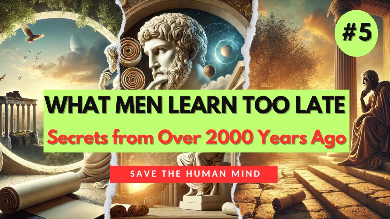 12 Stoic Lessons Men Learn Too Late - YouTube