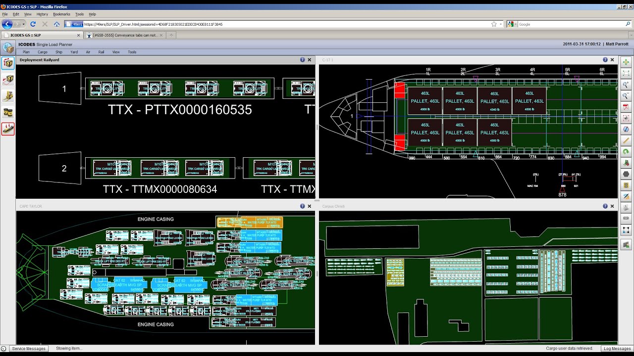 Demo Reel: GOLDesp Load planner / ICODES from Tapestry Solutions - YouTube