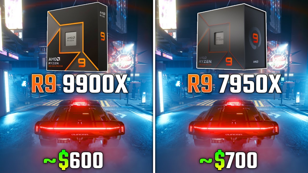 RYZEN 9 9900X vs RYZEN 9 7950X | Test in 6 Games - YouTube