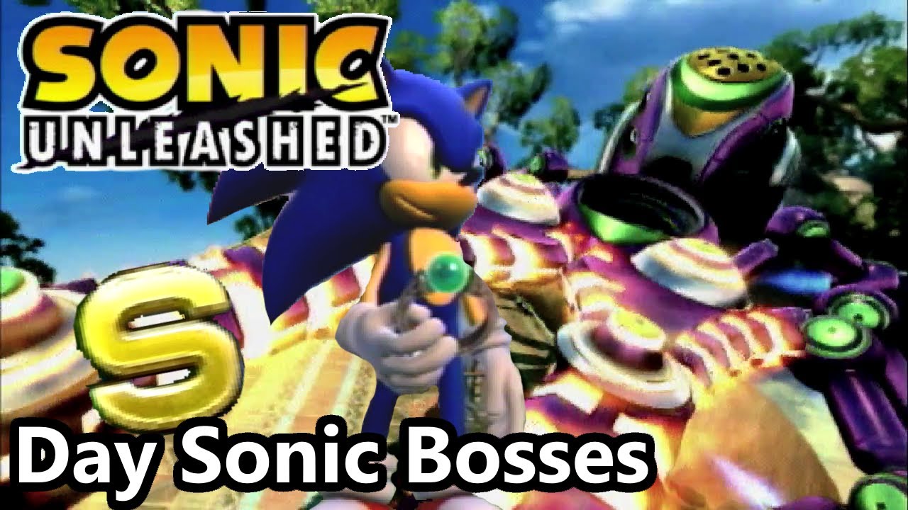 Sonic Unleashed (Wii) S Rankings-Day Sonic Bosses - YouTube