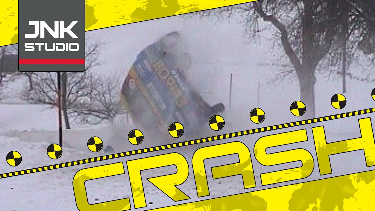 Crash - Ford Focus WRC přes střechu - YouTube