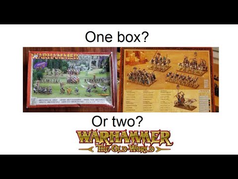 Warhammer Old World rumour incoming: Single faction launch boxes! True ...
