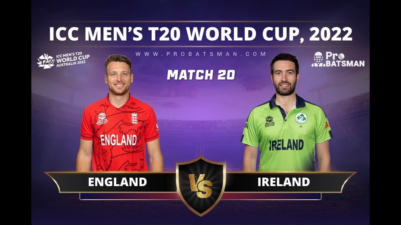 England vs Ireland | England vs Ireland, 20th Match | ICC Mens T20 ...