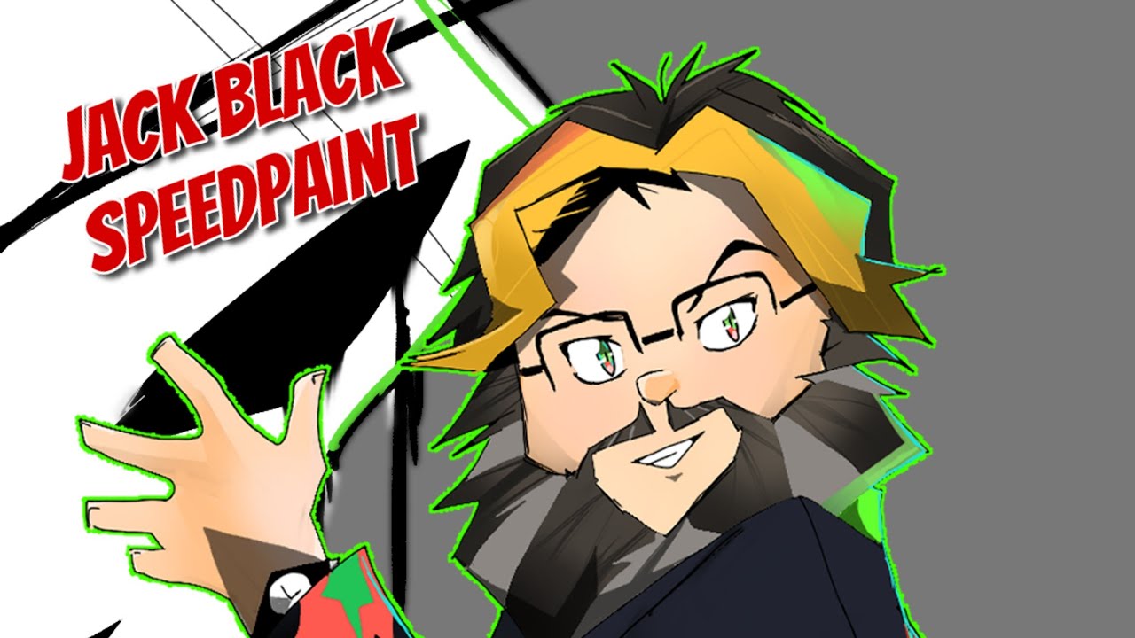 Jack Black | Speedpaint - YouTube