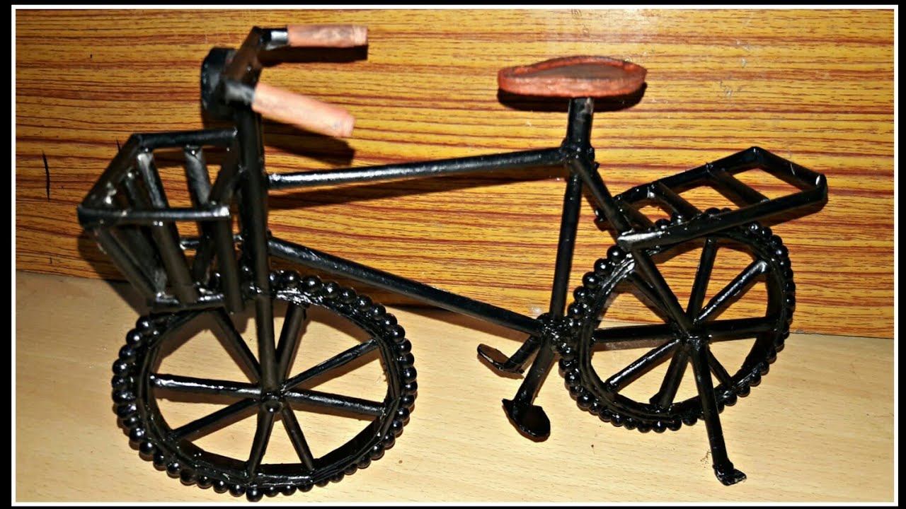 How to make a bycycle at home /mini bike making tutorial/ make a cycle ...