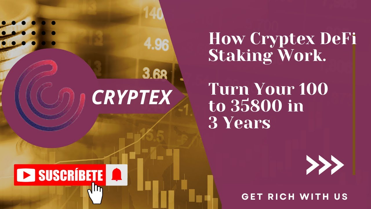 How Cryptex DeFi Staking Work - 14 minutes. Turn Your 100 to 35800 in 3 ...