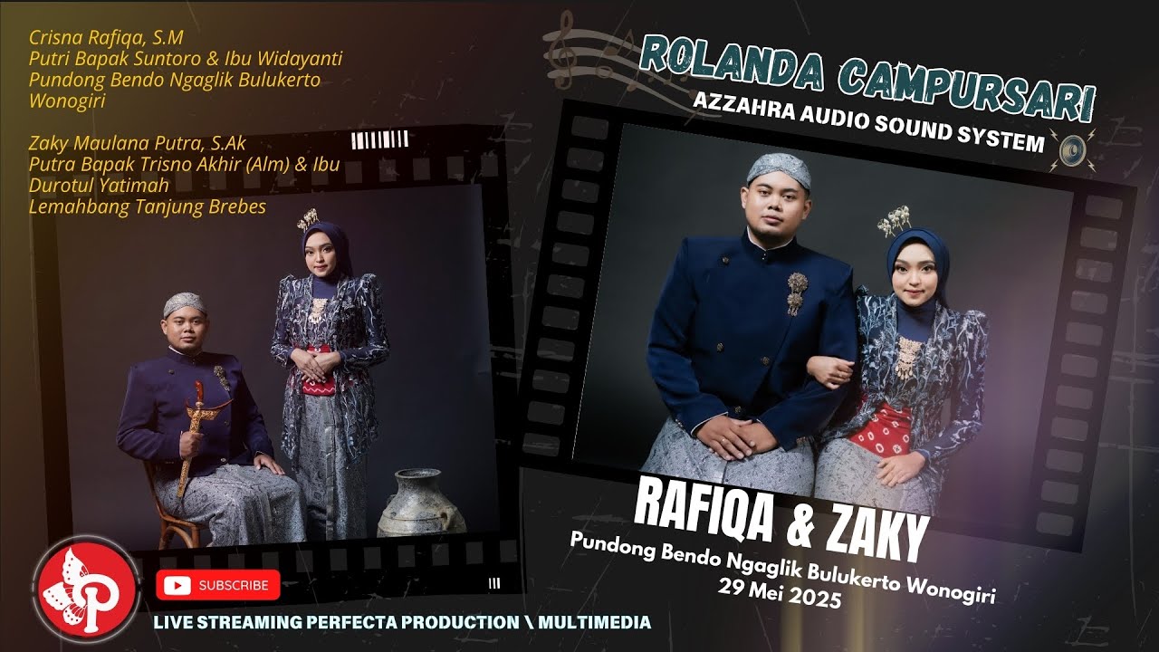 CAMPURSARI ROLANDA MUSIC 🔴LIVE PERNIKAHAN CRISNA RAFIQA & ZAKY MAULANA PUTRA || AZZAHRA AUDIO ...