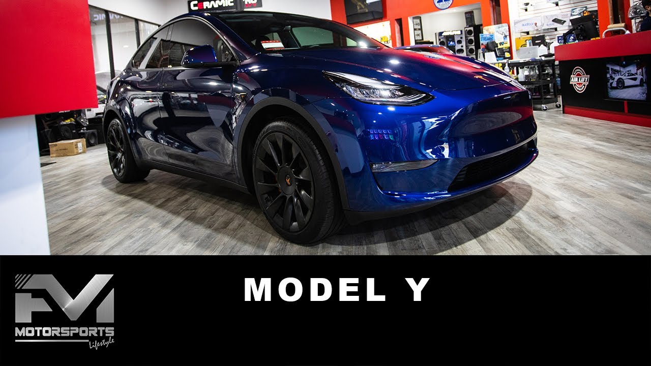 HOW WE INSTALLED CLEAR BRA ON THIS TESLA MODEL Y - YouTube