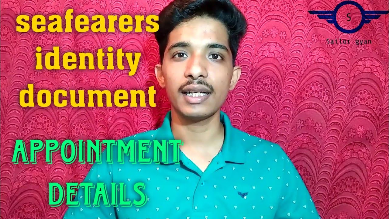 Apply SID (Seafarer Identity Document) | Merchant Navy || seafearers ...