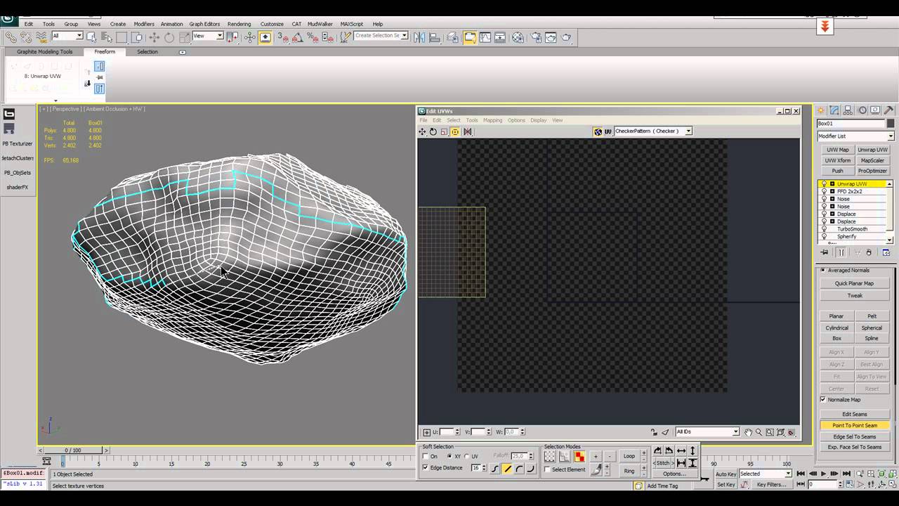 3dsmax Environment Modeling #2 Procedural Stone, Stone. Mapping and ...
