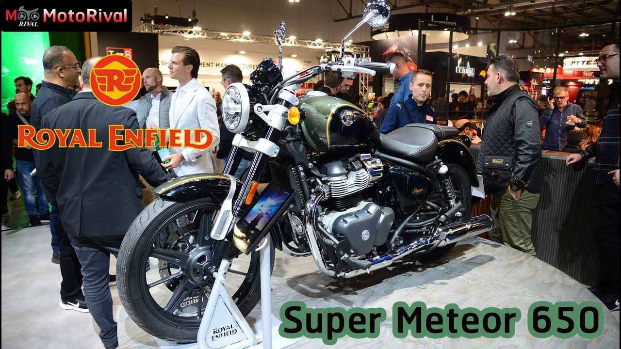 พรีวิว Royal Enfield Super Meteor 650 คันจริง จาก EICMA2022 ก่อนเข้าไทย ...