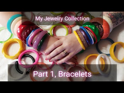 My Jewelry Collection - Part 1, Bracelets. - YouTube