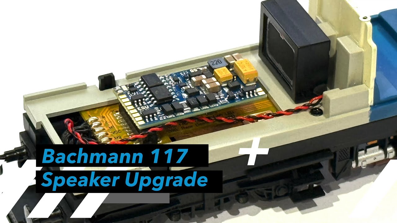 Bachmann 117 DMU Speaker Upgrade, With Wheeltappers DCC Sound, Also ...