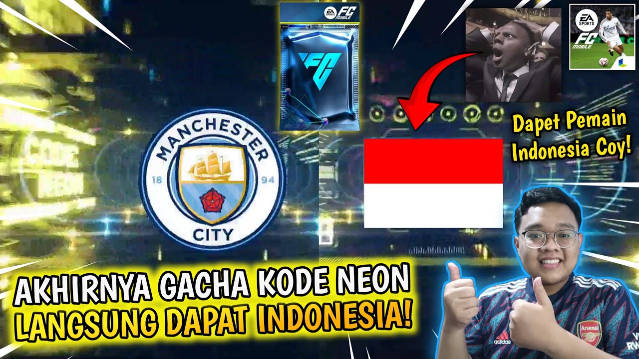 AKHIRNYA GACHA PEMAIN KODE NEON DI FC NEXON LANGSUNG DAPAT INDONESIA COY⁉️ - FC MOBILE NEXON ...