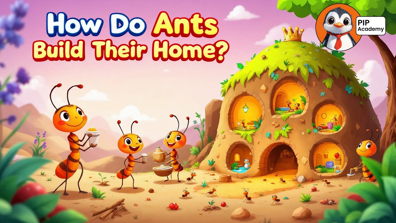 How Do Ants 🐜 Build Their Nests? | Incredible Ant Colony for kids - YouTube