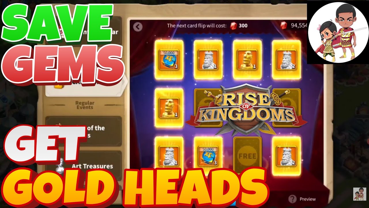 Card King, Save Gems, Legendary Commander Sculpture Event, Low Gem RoK ...