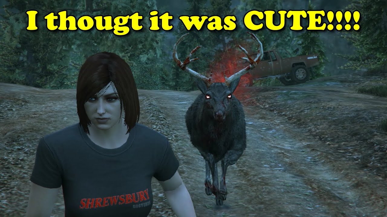 NEW Genuinely Terrifying Deer Possessed Animal GTA5 Online Halloween ...