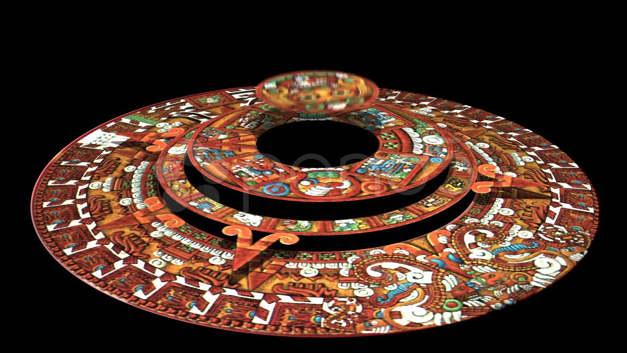 Mayan Doomsday Calendar (Technically Aztec Not Mayan) Rotates In 3D ...