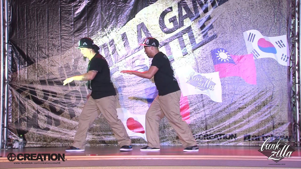 Judge Show - Co-thkoo(Gucchon & Kei) | 20121117 Funk Zilla Game - YouTube