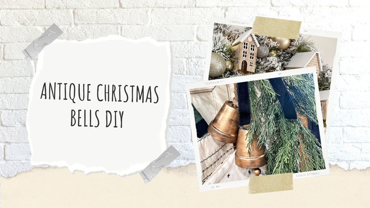 Antique Christmas Bells DIY - YouTube