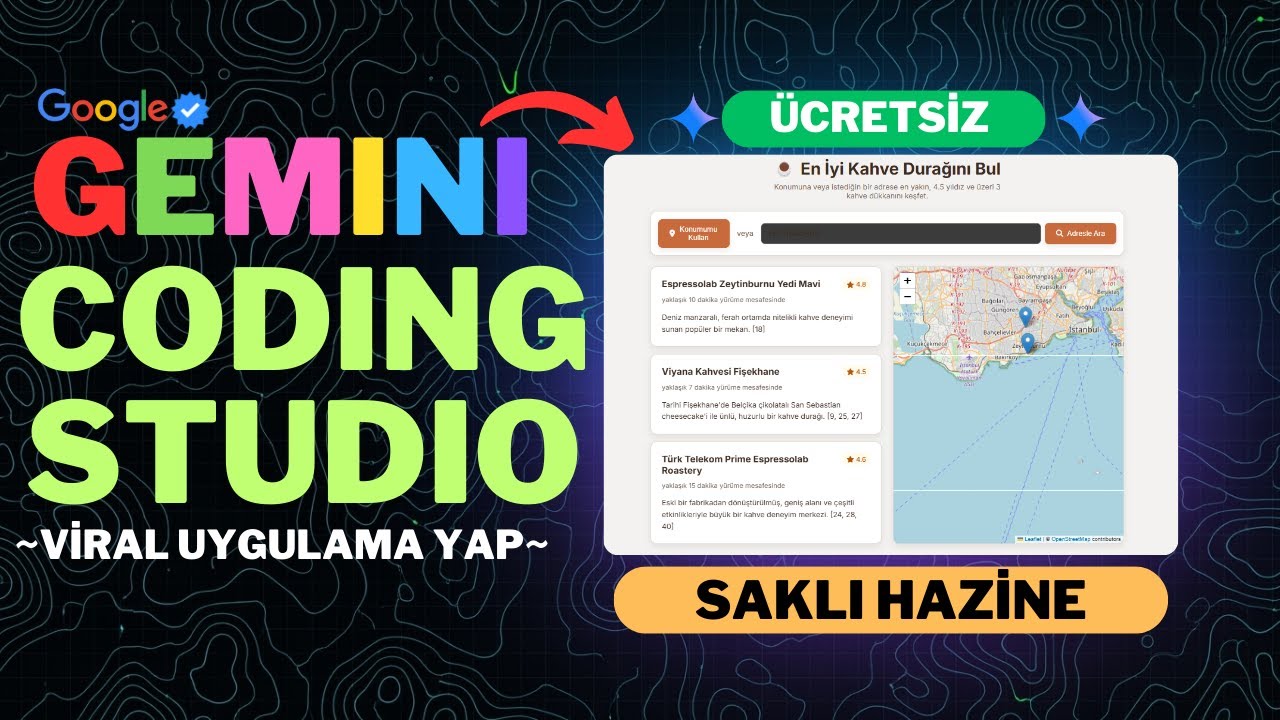 Google'ın Saklı Hazinesi: GEMINI CODING STUDIO ile Viral Uygulama Nasıl ...