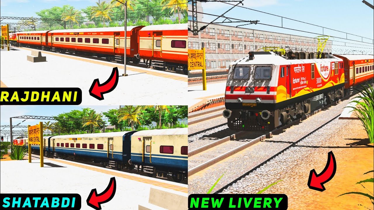 Indian Railway Train Simulator New Update 🚂 | New Coaches | New ...