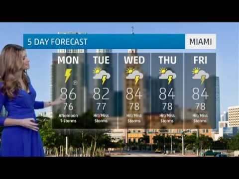 Miami's Weather Forecast for September 22, 2014 - YouTube