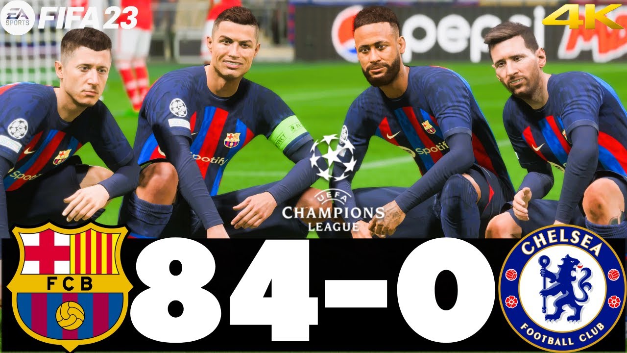 FIFA 23 - FC BARCELONA {ULTIMATE TEAM} MESSI, RONALDO, MBAPPE, NEYMAR ...