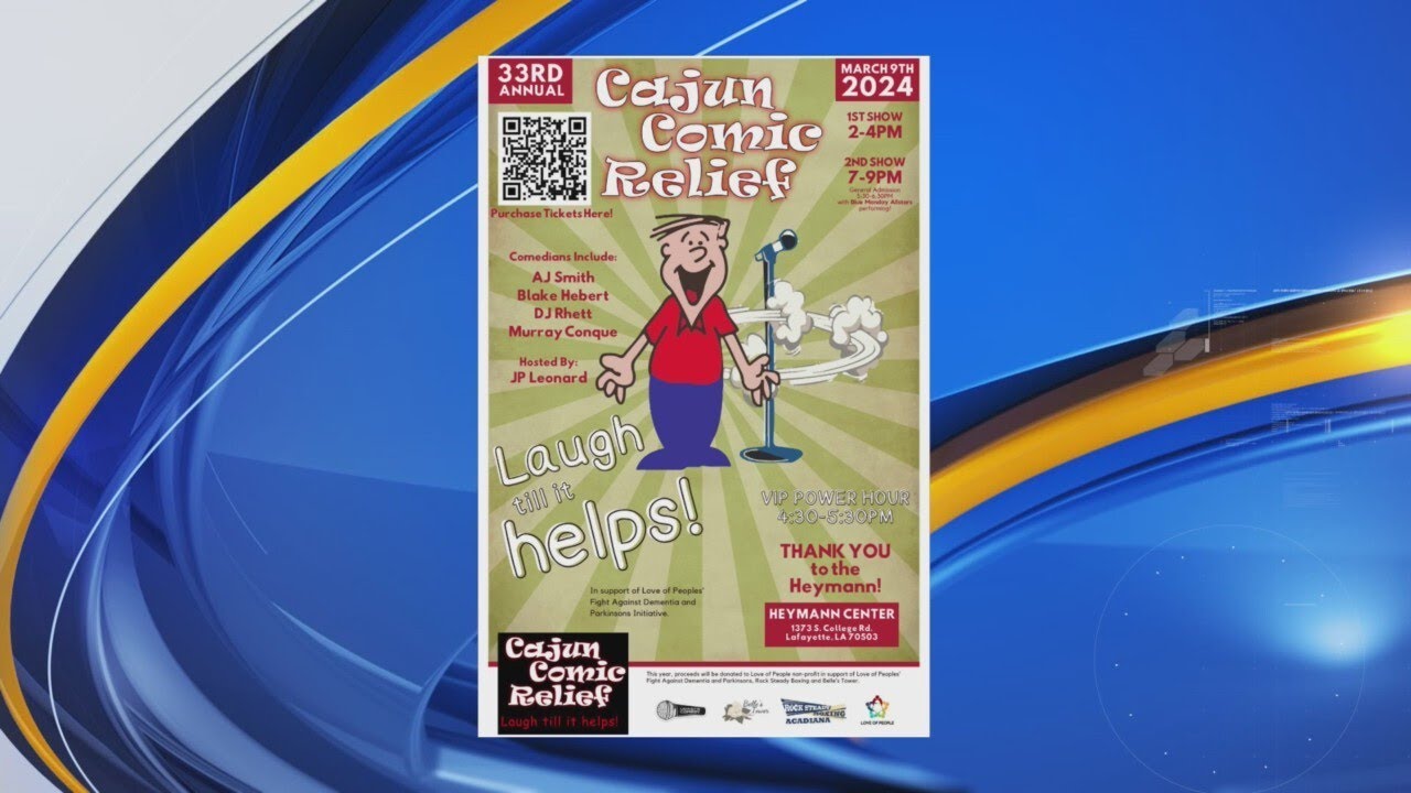 33rd Annual Cajun Comic Relief returns to the Heymann Performing Arts ...