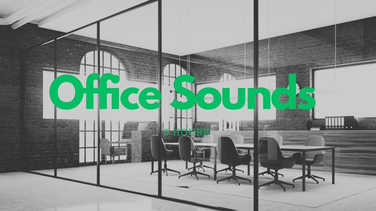 OFFICE SOUNDS & NOISE | 3 HOURS | OFFICE SUPPLIES SOUNDS| OFFICE ...
