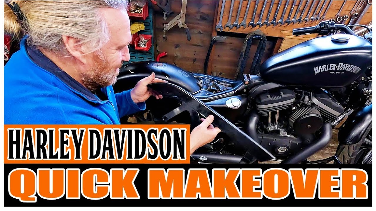 Harley Davidson Quick Makeover Part 2 - YouTube