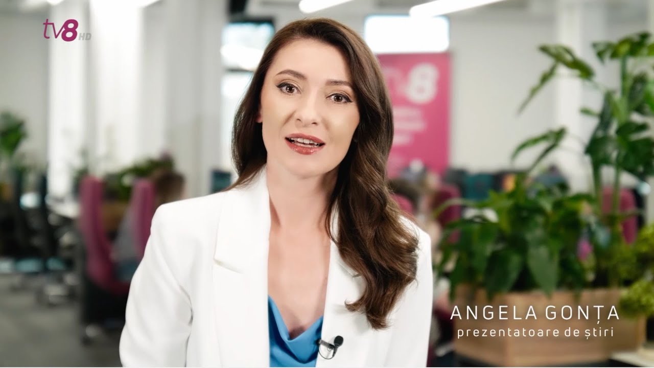 Angela Gonta, TV8 pentru mine înseamnă evoluție - YouTube