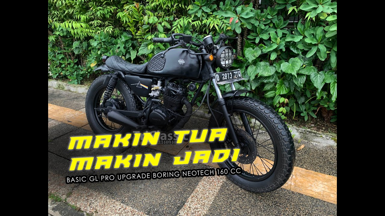 JAPSTYLE FULL BLACK Basic Honda GL Pro | Vlog 32 Tri Classic - YouTube