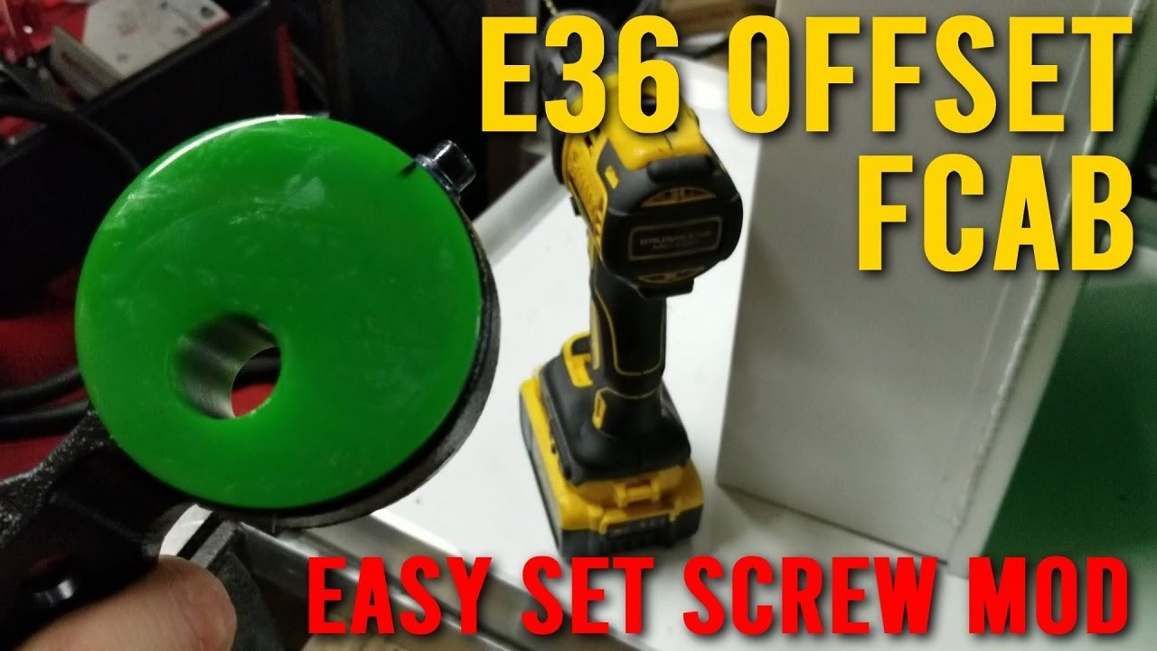 BMW E36 Offset FCAB Modification - YouTube