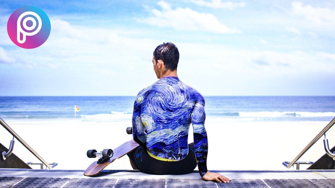 Realistic Body Painting | Picsart Tutorial - YouTube