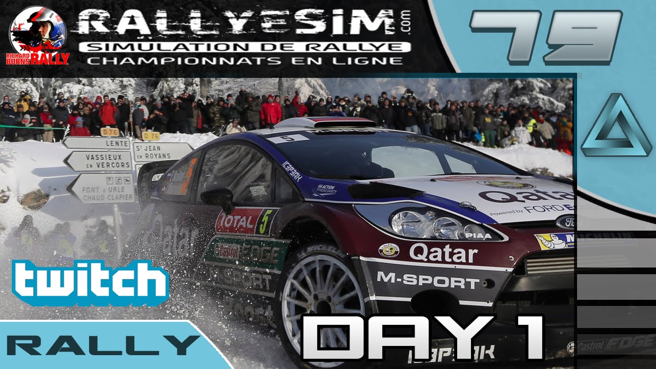RSRBR 2015 - Monte Carlo (Day 1) - Rallyesim.fr - YouTube