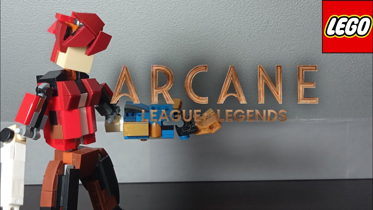 Arcane lego moc Vi tutorial. Аркейн лего самоделка Вай инструкция ...