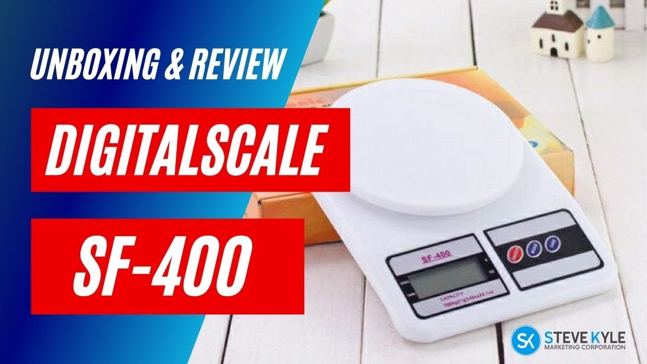 Digital Electronic Kitchen Scale Unboxing - YouTube
