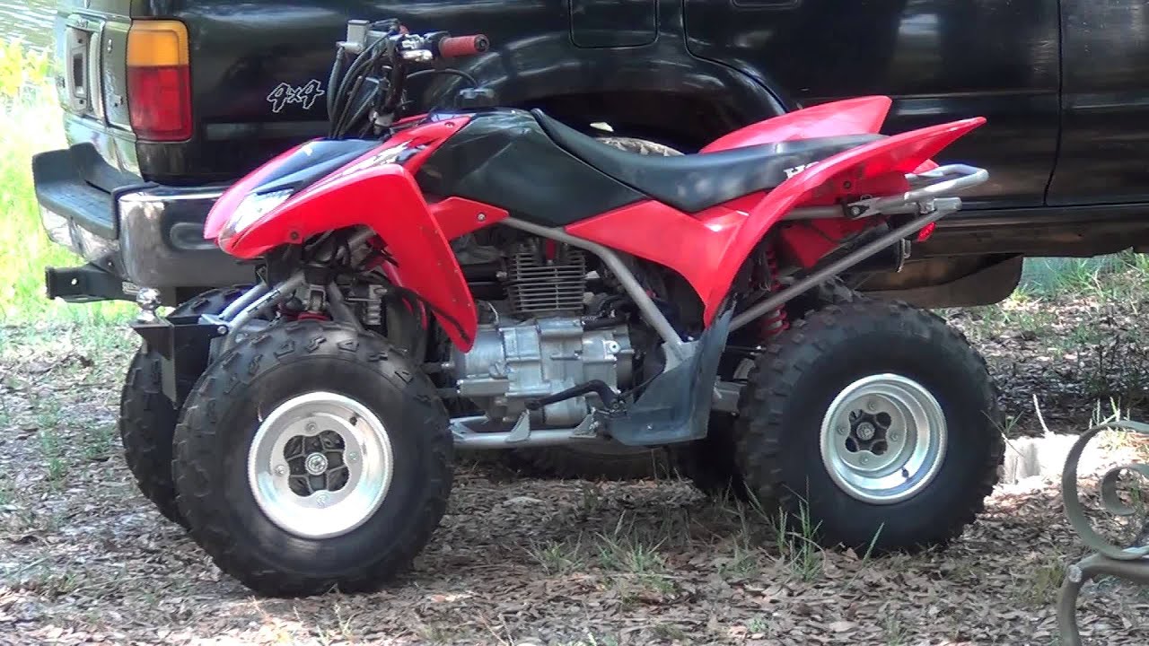 Honda TRX 250ex quad - YouTube