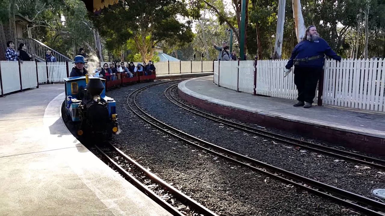 Ridable miniature trains - Diamand railway. Eltham, Victoria, Australia ...