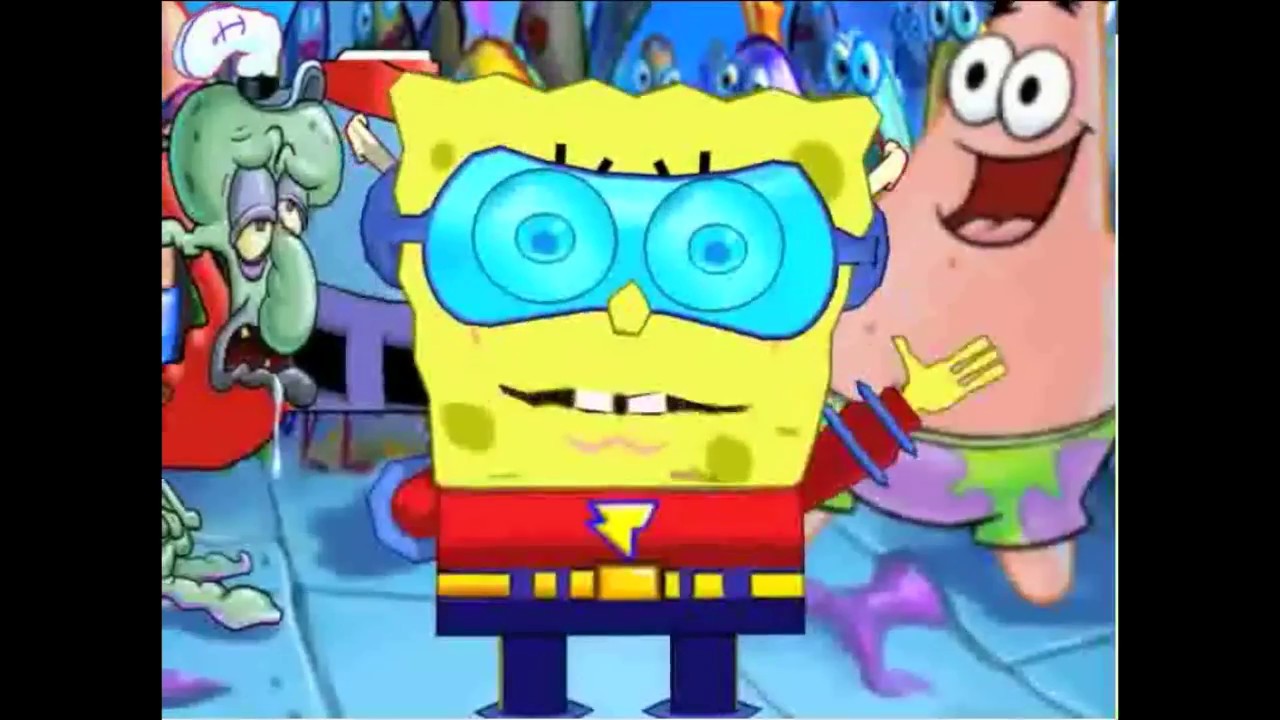SpongeBob Nighty Nightmare PC All Cutscenes - YouTube