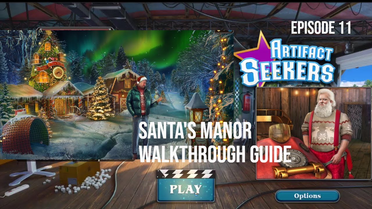 🎅 Artifact Seekers: Santa’s Manor 100% Walkthrough Guide | All Puzzles ...