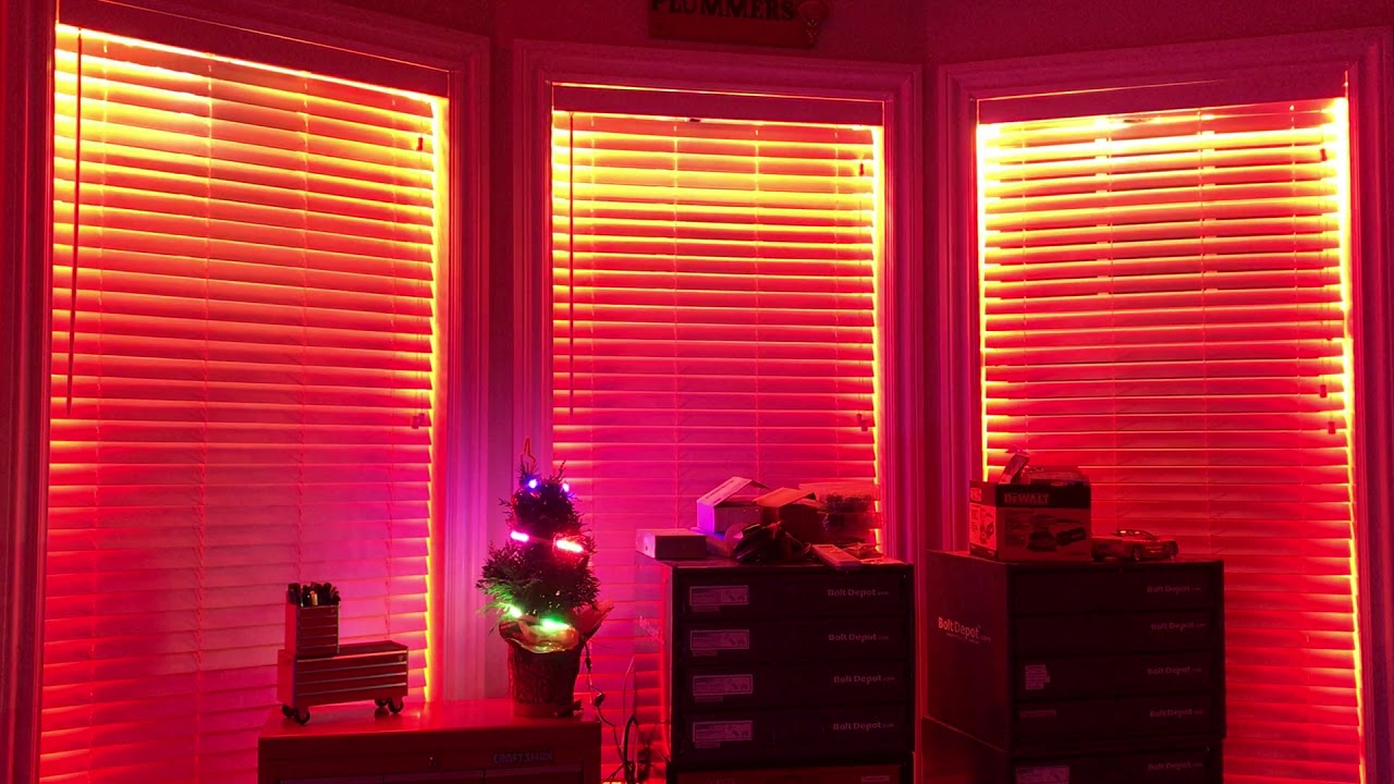 Shop Windows Fire Effect RGB LED WS2812B - YouTube