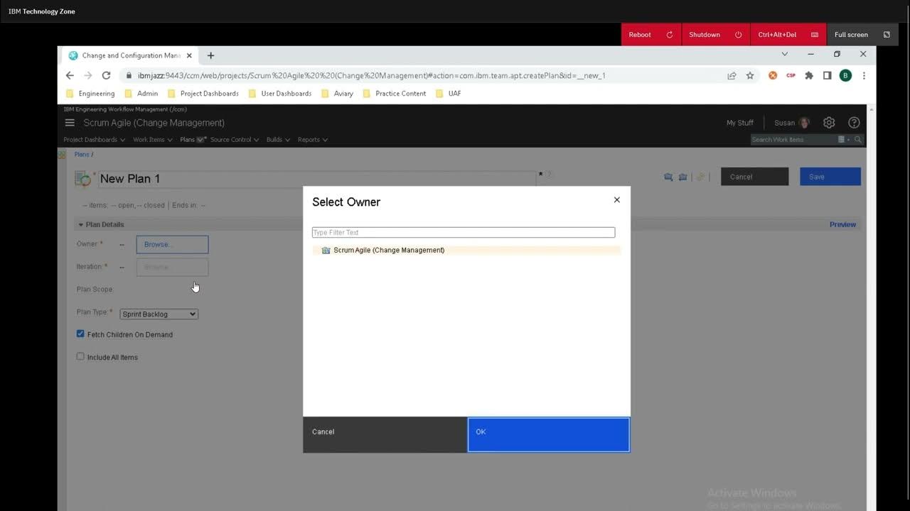 IBM Workflow Management Tutorial: How to create a plan - YouTube